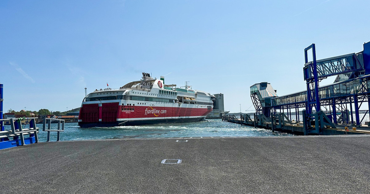 Welcome to Kristiansand, MS Stavangerfjord! | Port of Kristiansand